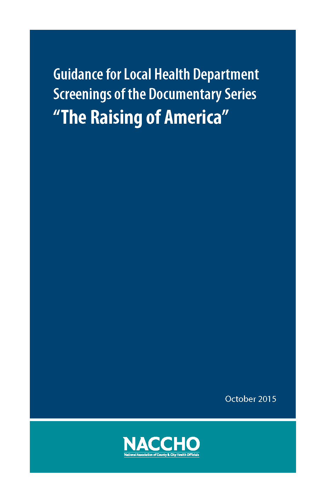 NACCHO Publication Results