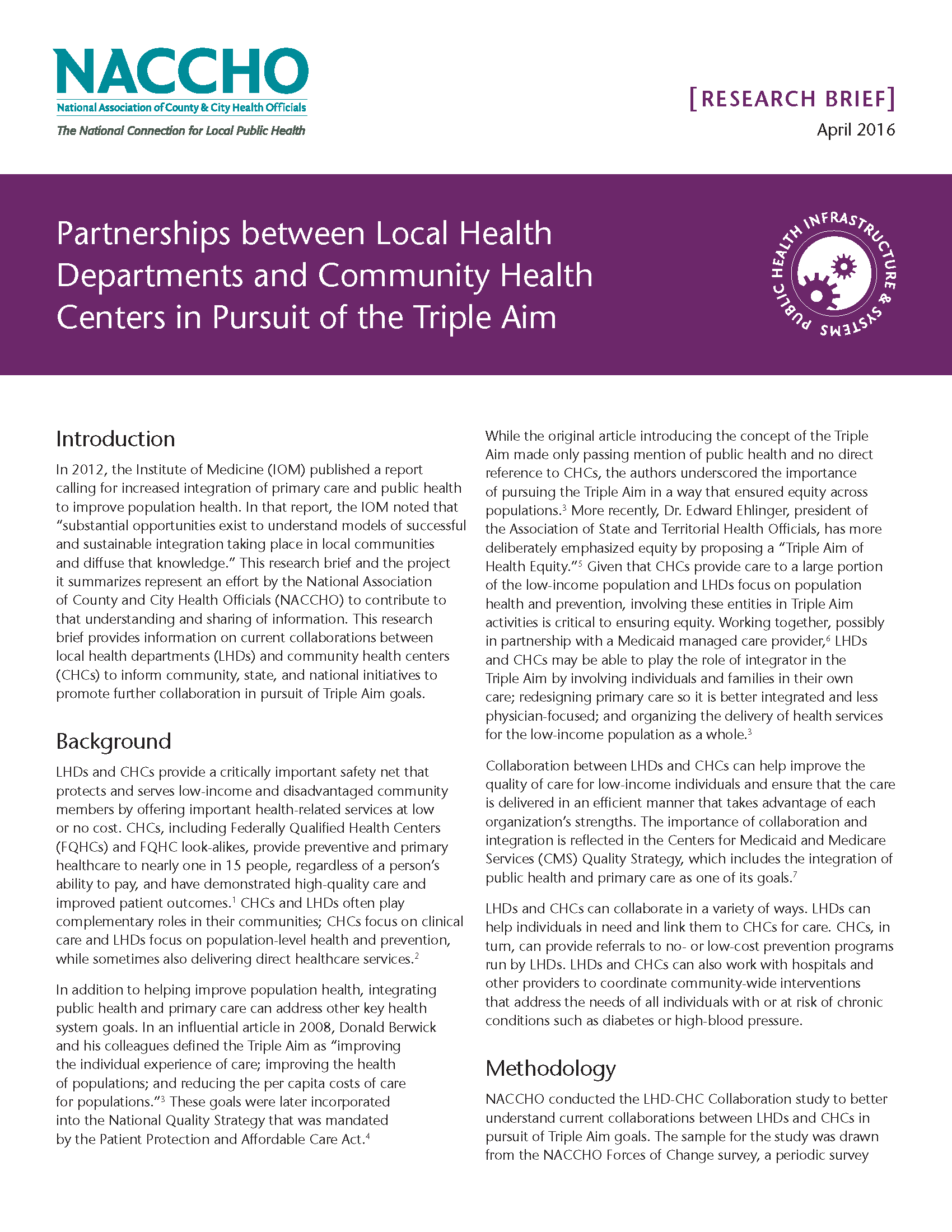 NACCHO Publication Results