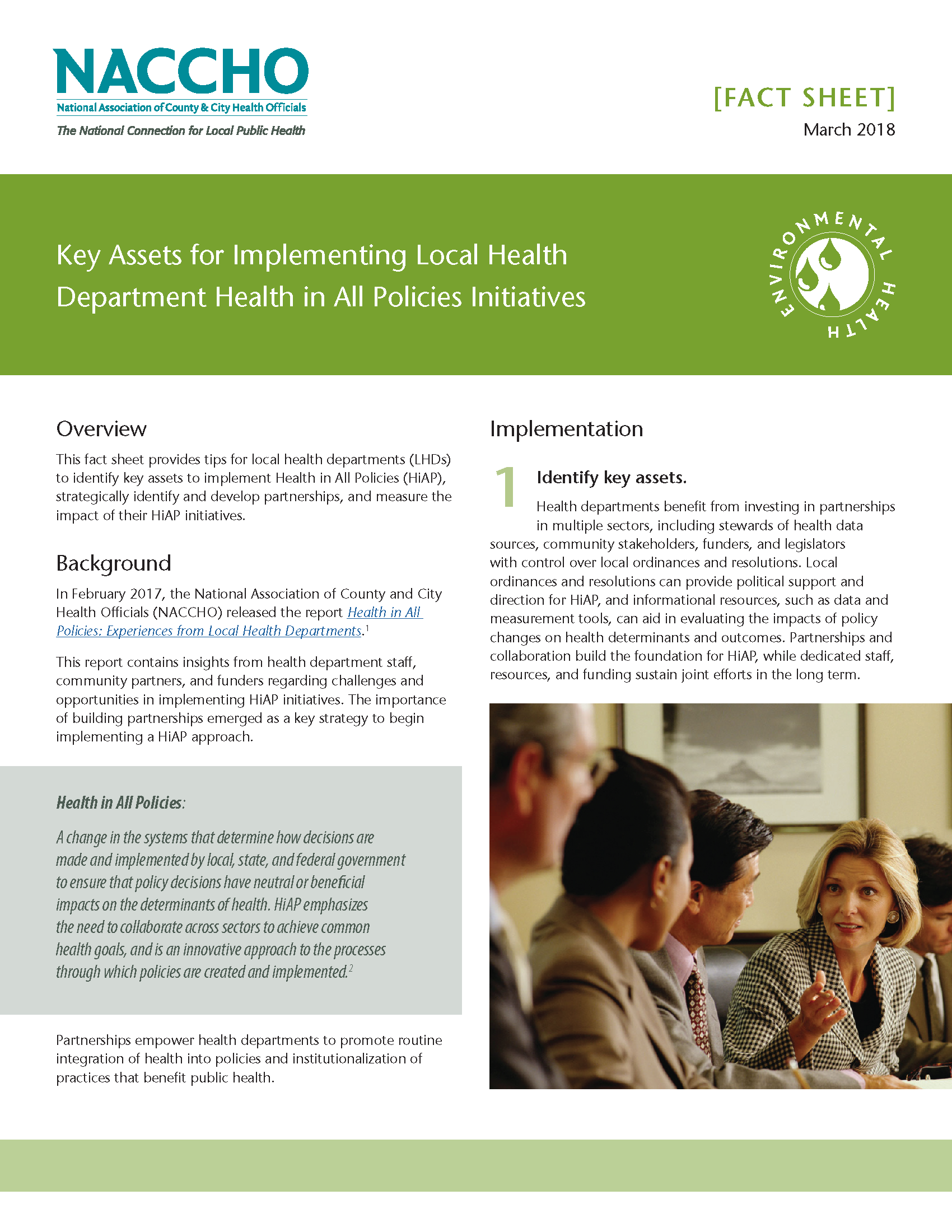 NACCHO Publication Results