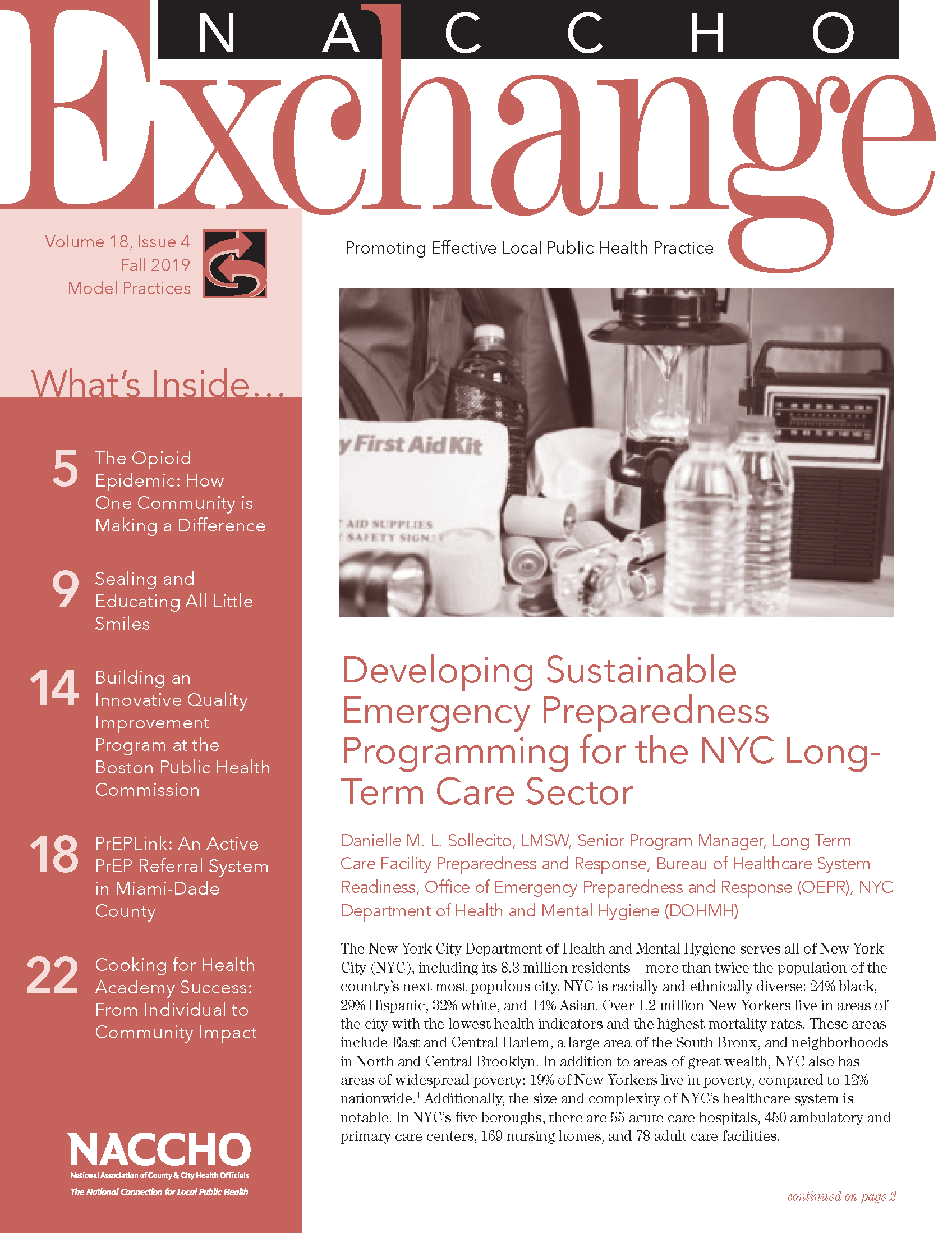 NACCHO Publication Results